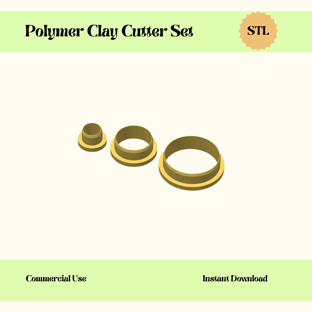 Polymer Clay Cutter STL, STL File for 3D Printing, Clay Cutter STL File ...