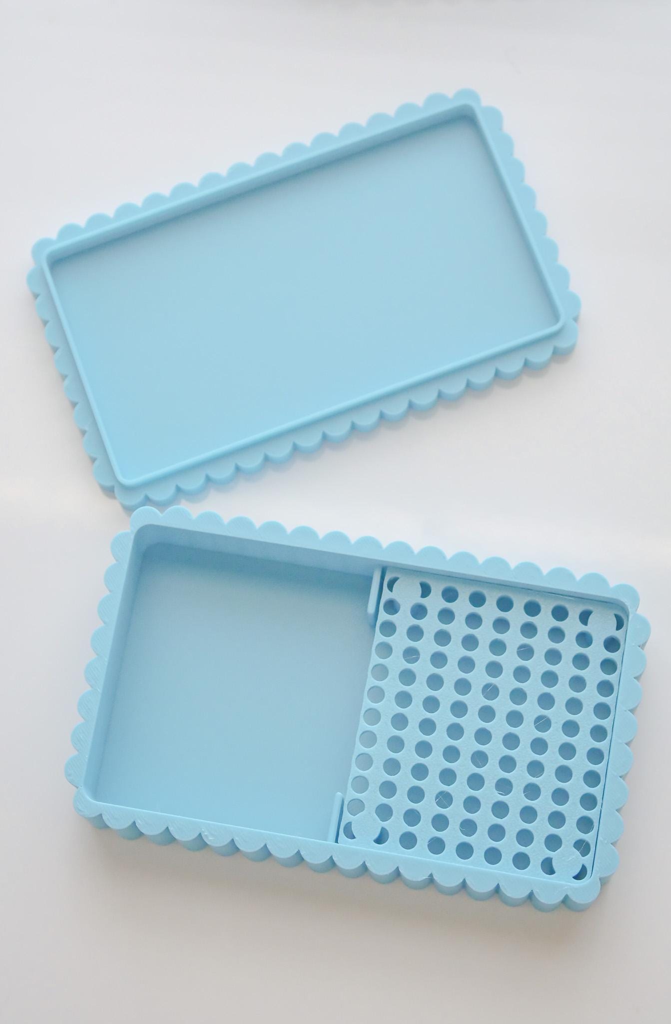 3D Printed Cornstarch Duster Tray: Clay Tool Organizer - Etsy