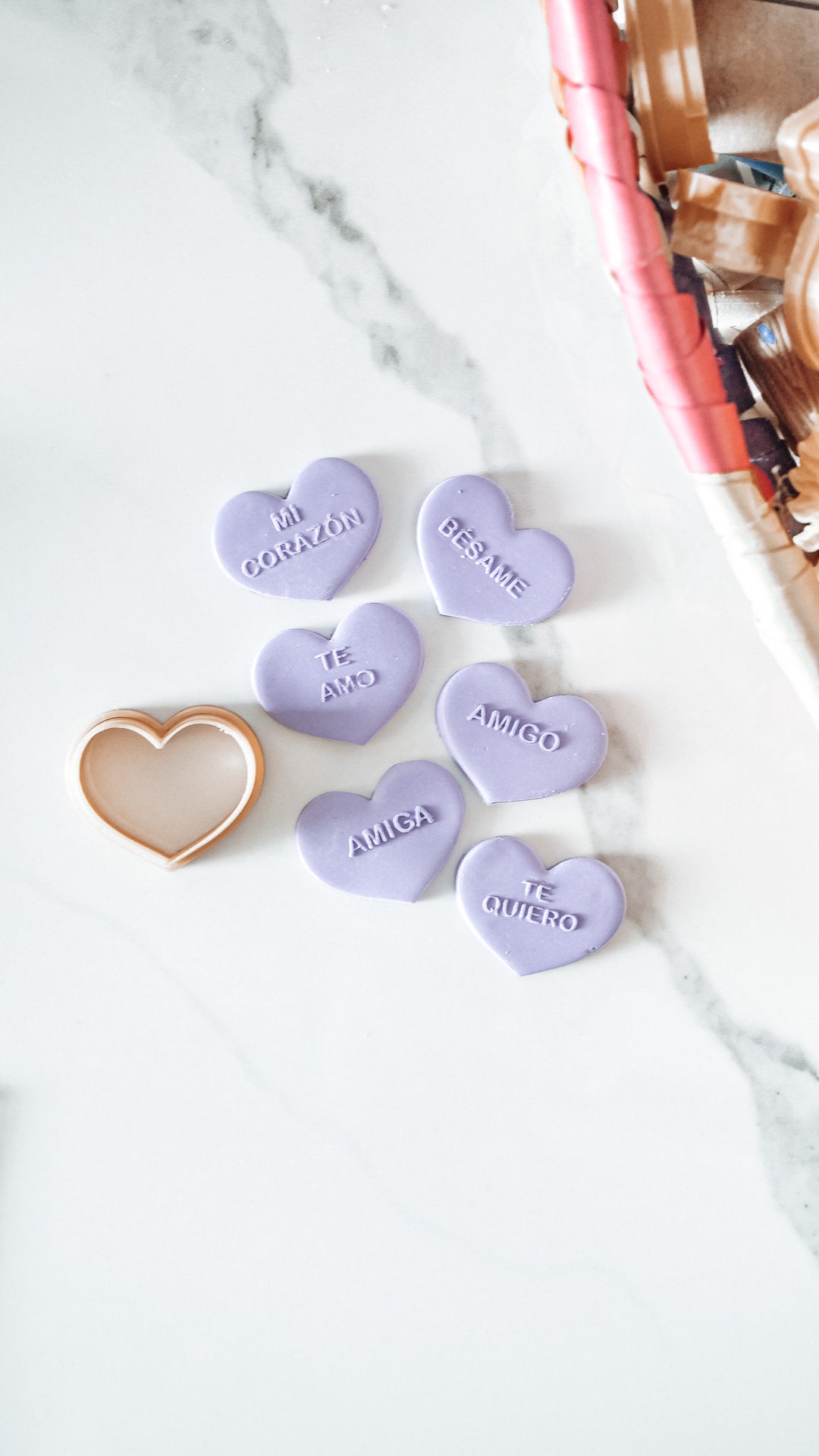 Spanish Conversation Hearts Shape Cutters Cutting Tools Shape Cutters ...