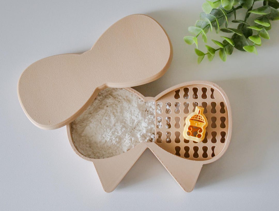 3D Printed Cornstarch Duster Tray: Clay Tool Organizer - Etsy