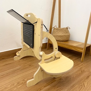 Laptop Desk for Comfortable Lying or Sitting, Eases Neck and Back ...