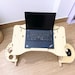 Laptop Desk for Comfortable Lying or Sitting, Eases Neck and Back ...