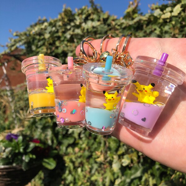 Pikachu Boba Tea Svg - Etsy