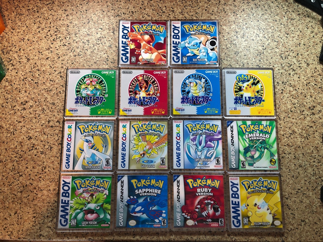 Pokémon Gameboy Color Coasters X1 Choose Any Coaster Retro - Etsy