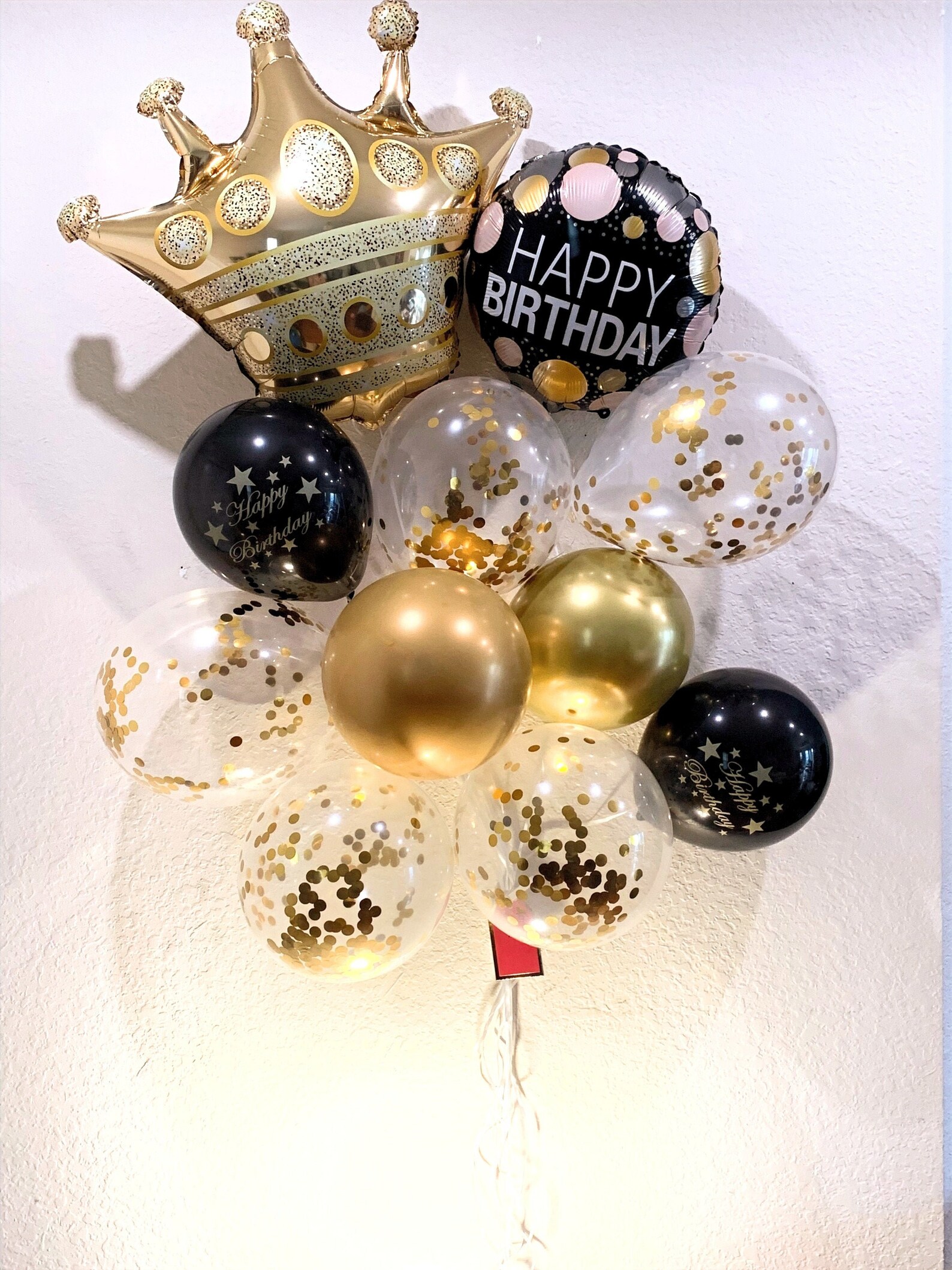 Crown Birthday Balloon Bouquet | Etsy