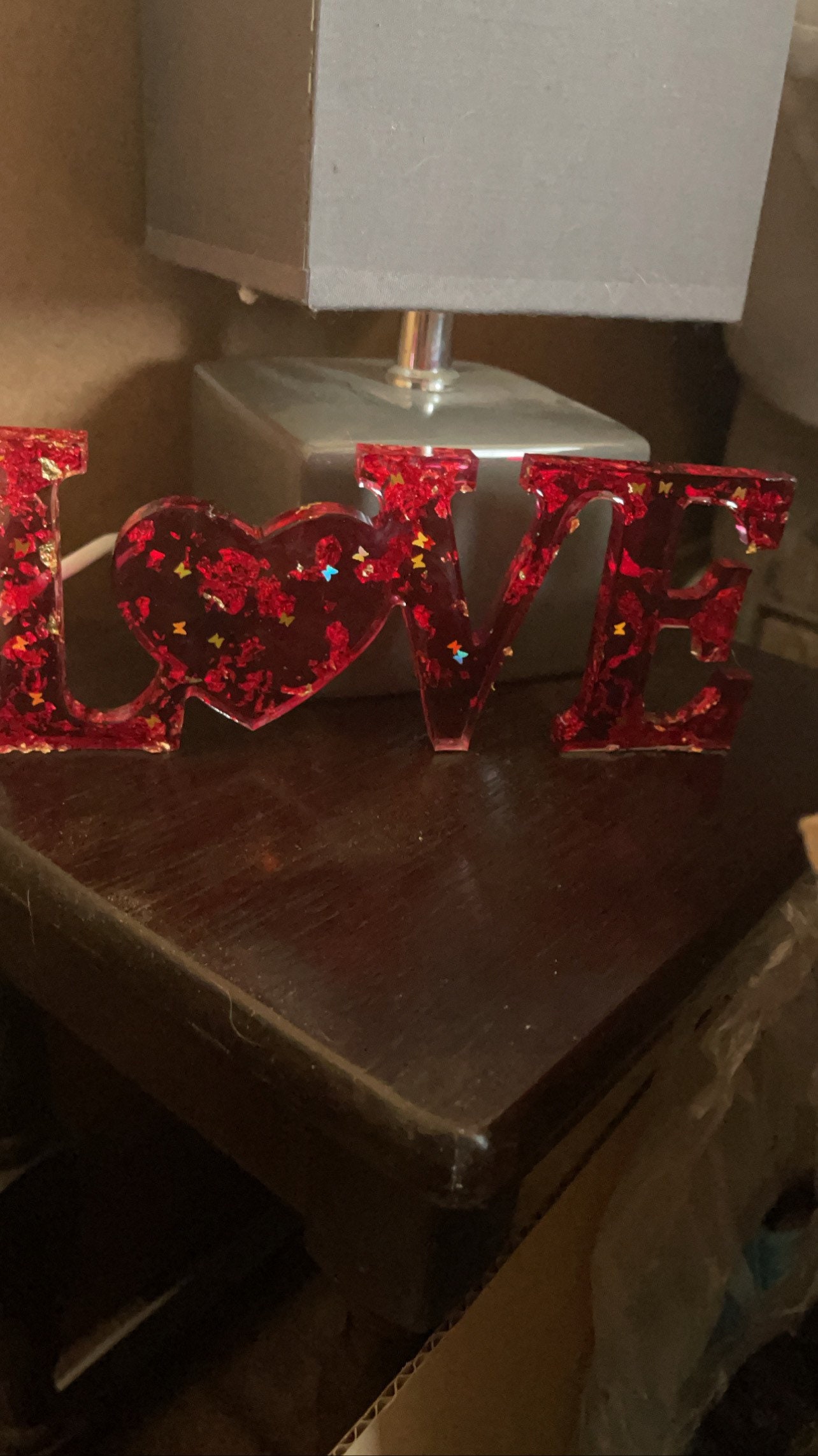 Resin LOVE Decor | Etsy