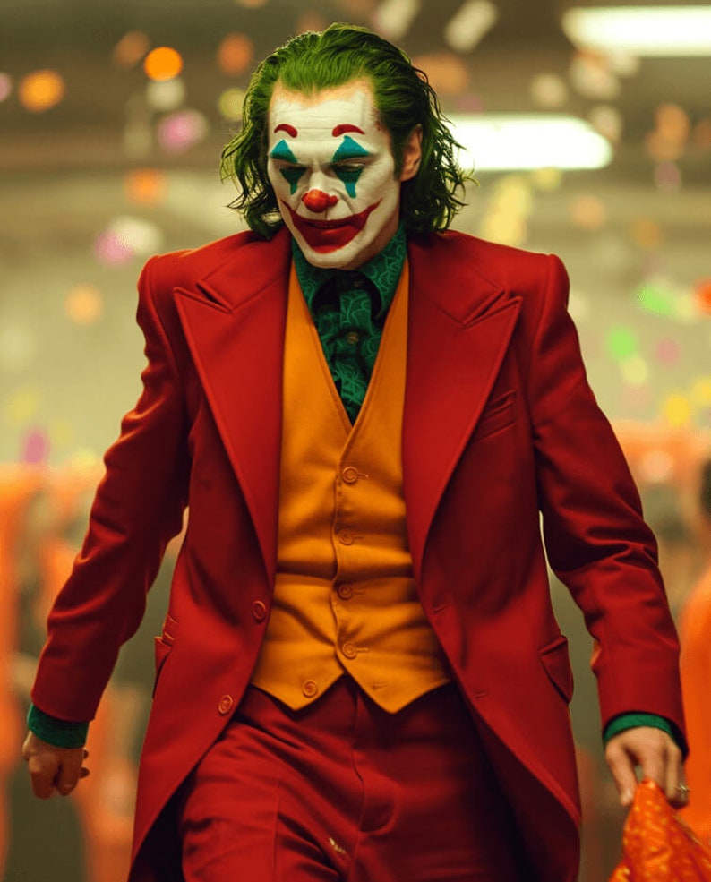 Joker Cosplay Arthur Fleck Costume 2019 Screen Accurate Joaquin Phoenix version. JOKER SUIT ...