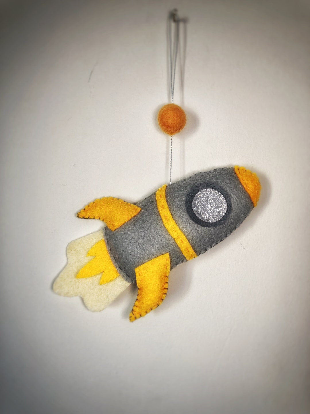Space Nursery Decor, Outer Space Theme Decor for Kids, Rocket Hanging ...