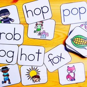 CVC Flashcards - Etsy