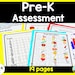 Preschool Assessment - Pre-k Assessment - Etsy