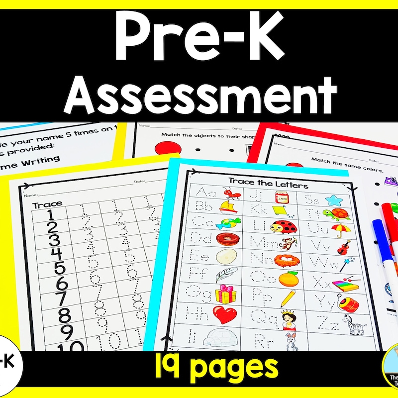 Preschool Assessment - Etsy