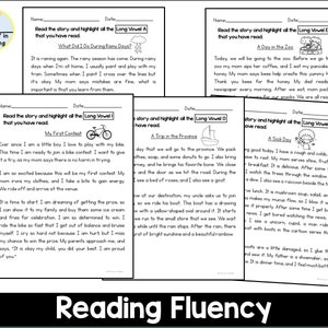 Long Vowel Reading Comprehension Passage - Etsy