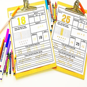 Number Sense Numbers 1-120 Worksheet - Etsy