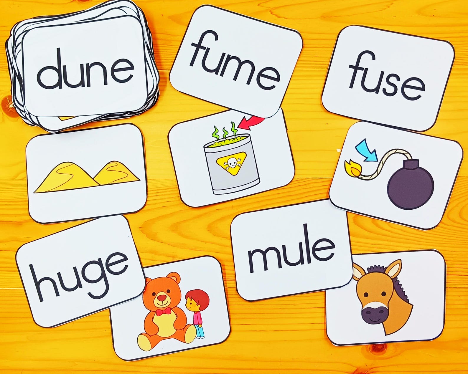 CVCE Word and Picture Flashcards - Etsy