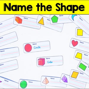2D and 3D Shapes Task Cards - Etsy