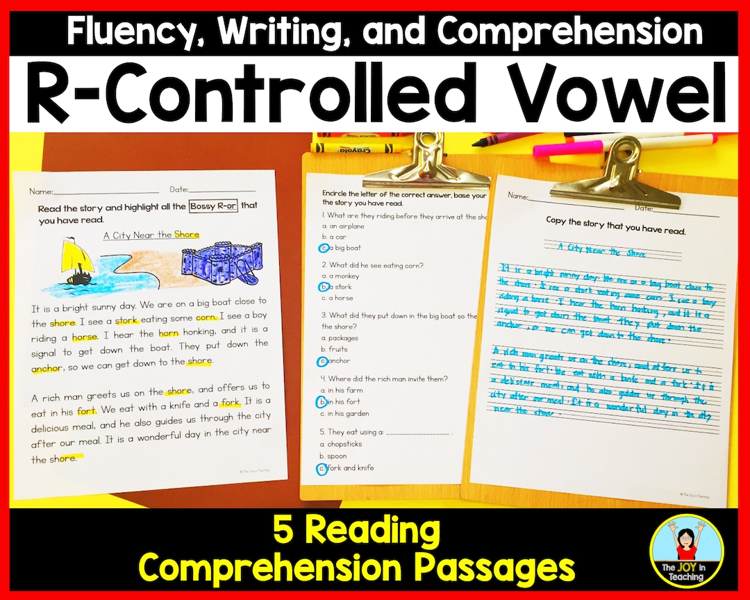 R-controlled Vowel Reading Comprehension Passage - Etsy