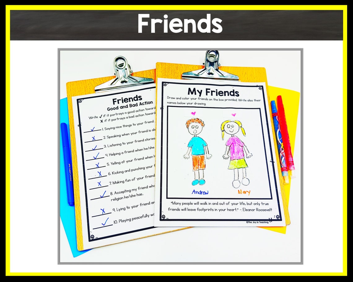 All About Me Activity for Kindergarten and First Grade - Etsy