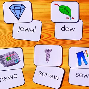 Diphthong Flashcards - Etsy