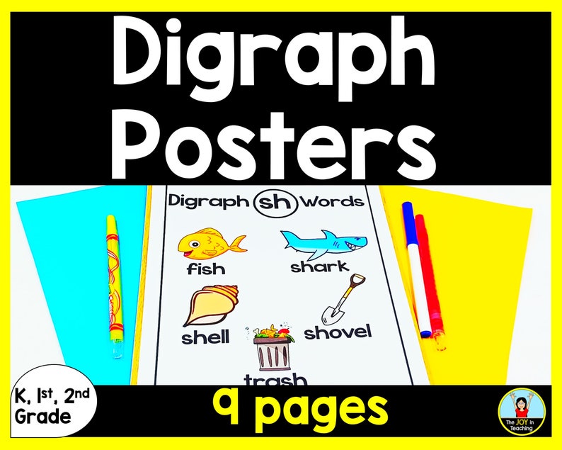 Digraph Posters - Etsy