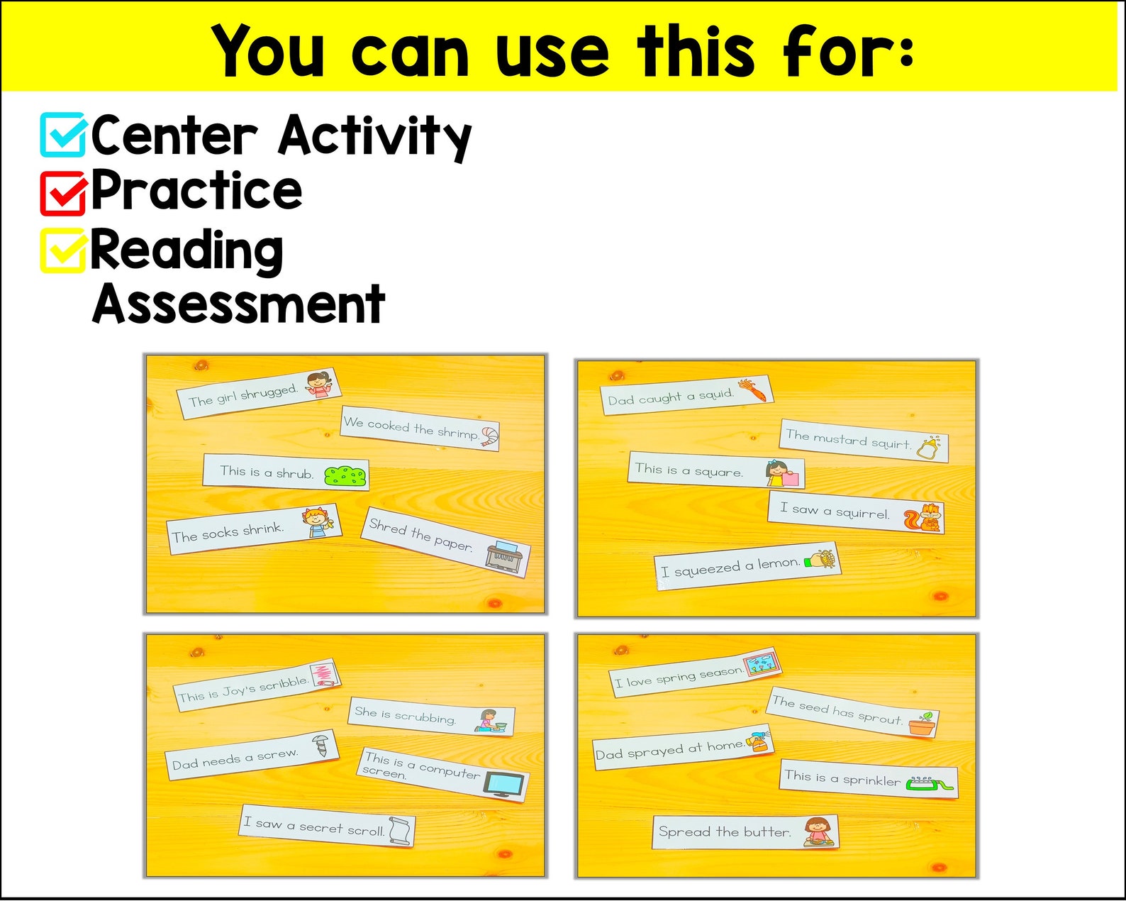 Trigraph Sentence Flashcards - Etsy
