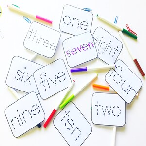 Tracing Sight Words Worksheet Literacy Center Activity - Etsy