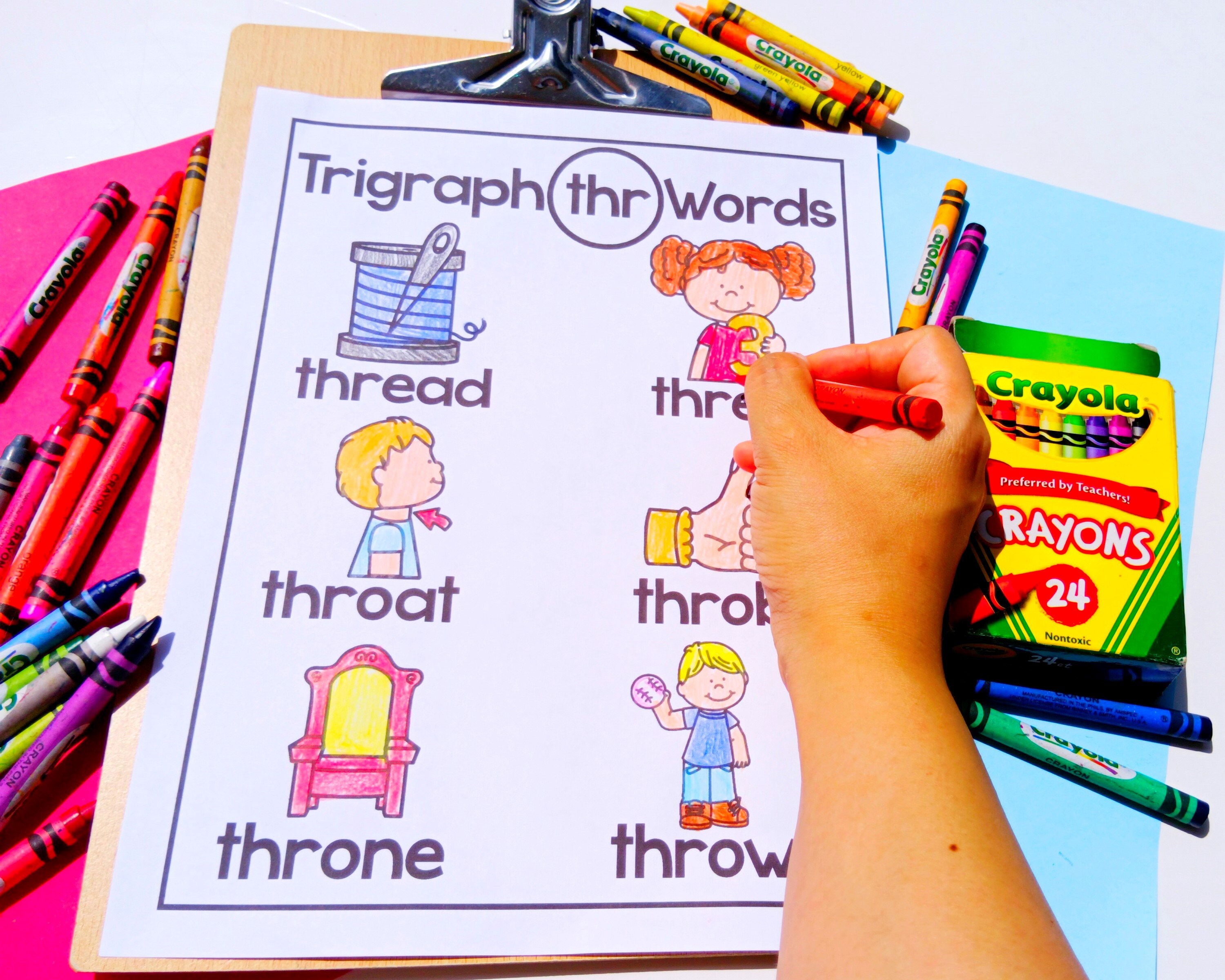 Trigraph Coloring Pages - Etsy