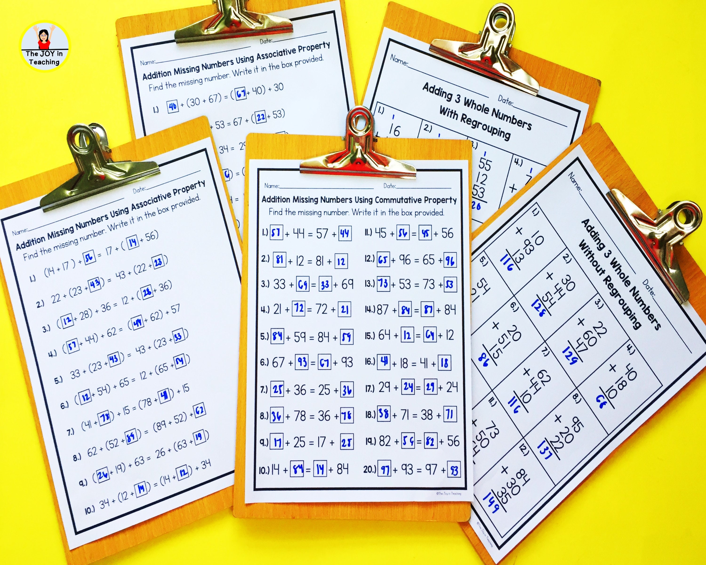 2-digit Addition Worksheet - Etsy