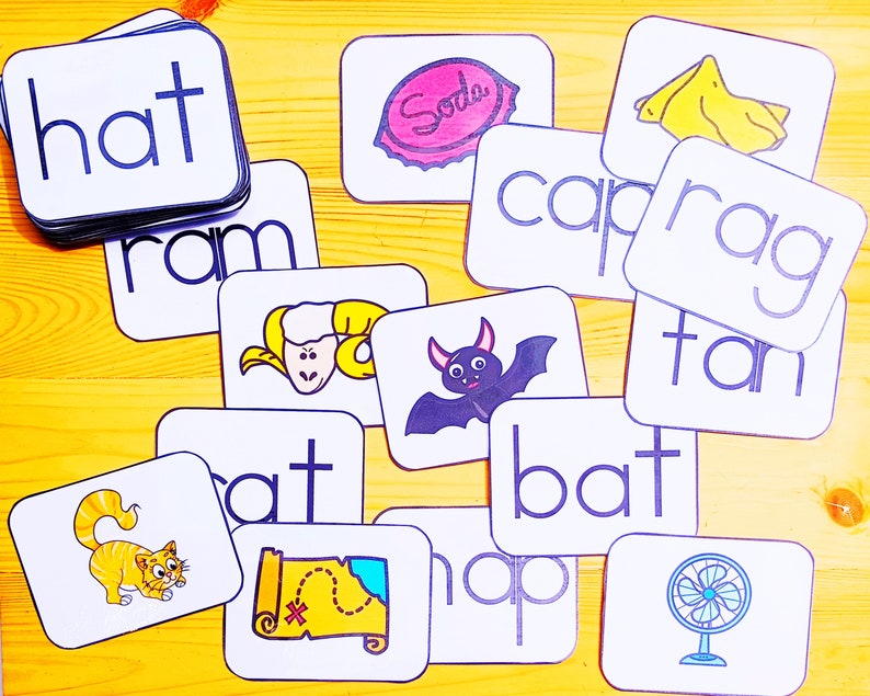 CVC Flashcards - Etsy