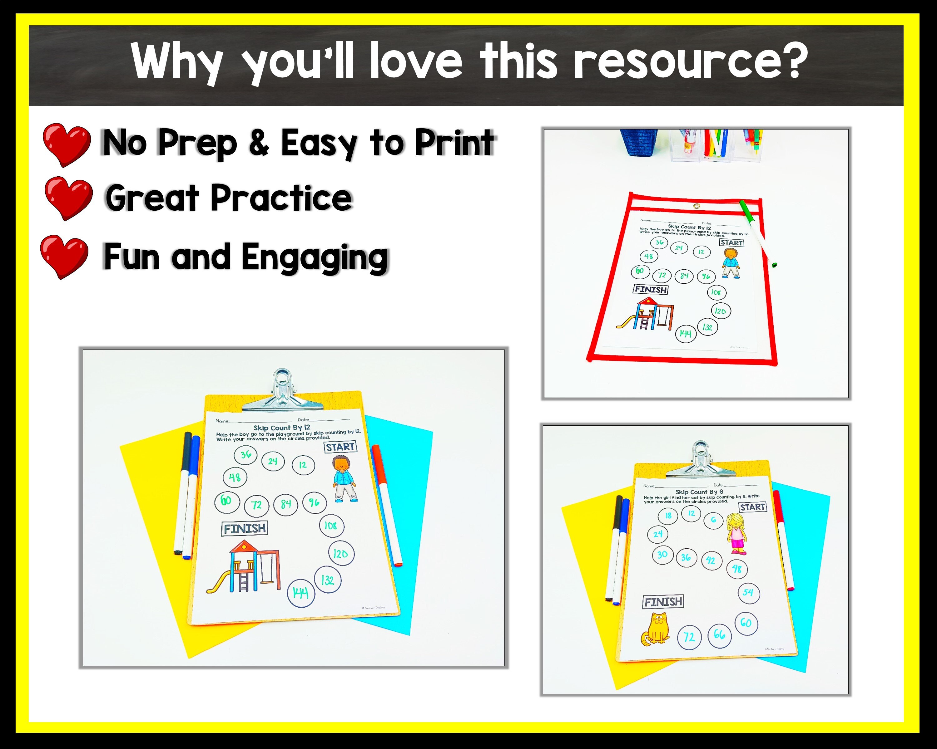 Skip Counting Maze Worksheet - Etsy