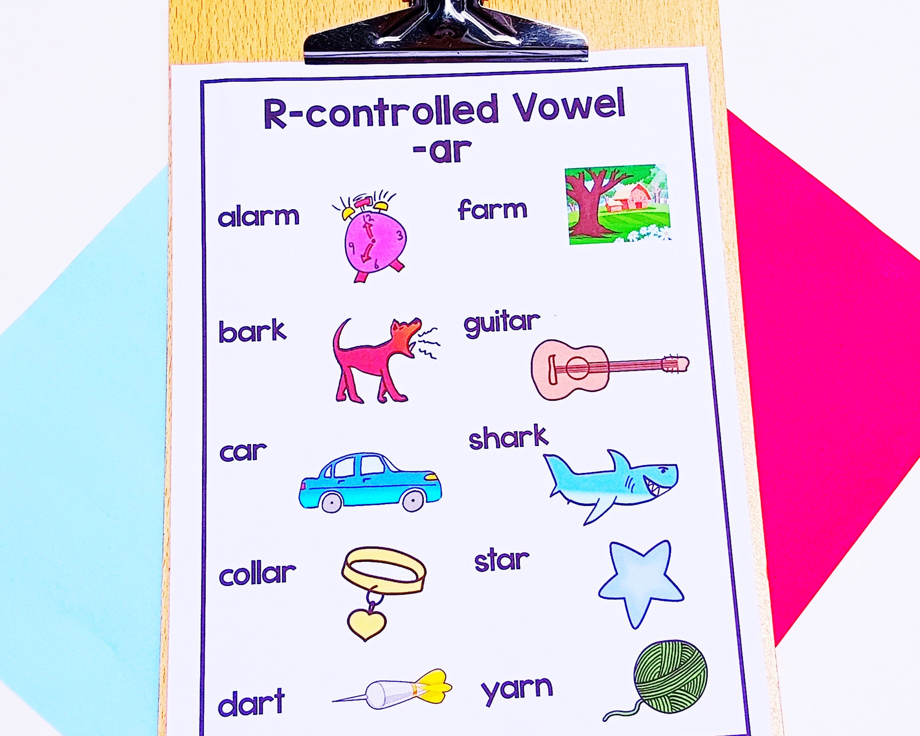 R-controlled Vowel Anchor Chart - Bossy R Anchor Chart - Etsy