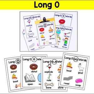 Long Vowel Posters - Etsy