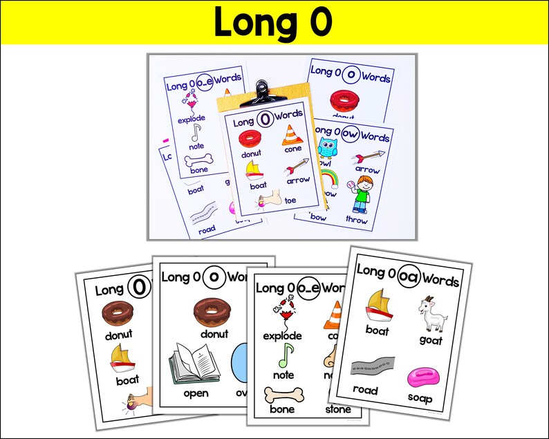 Long Vowel Posters - Etsy
