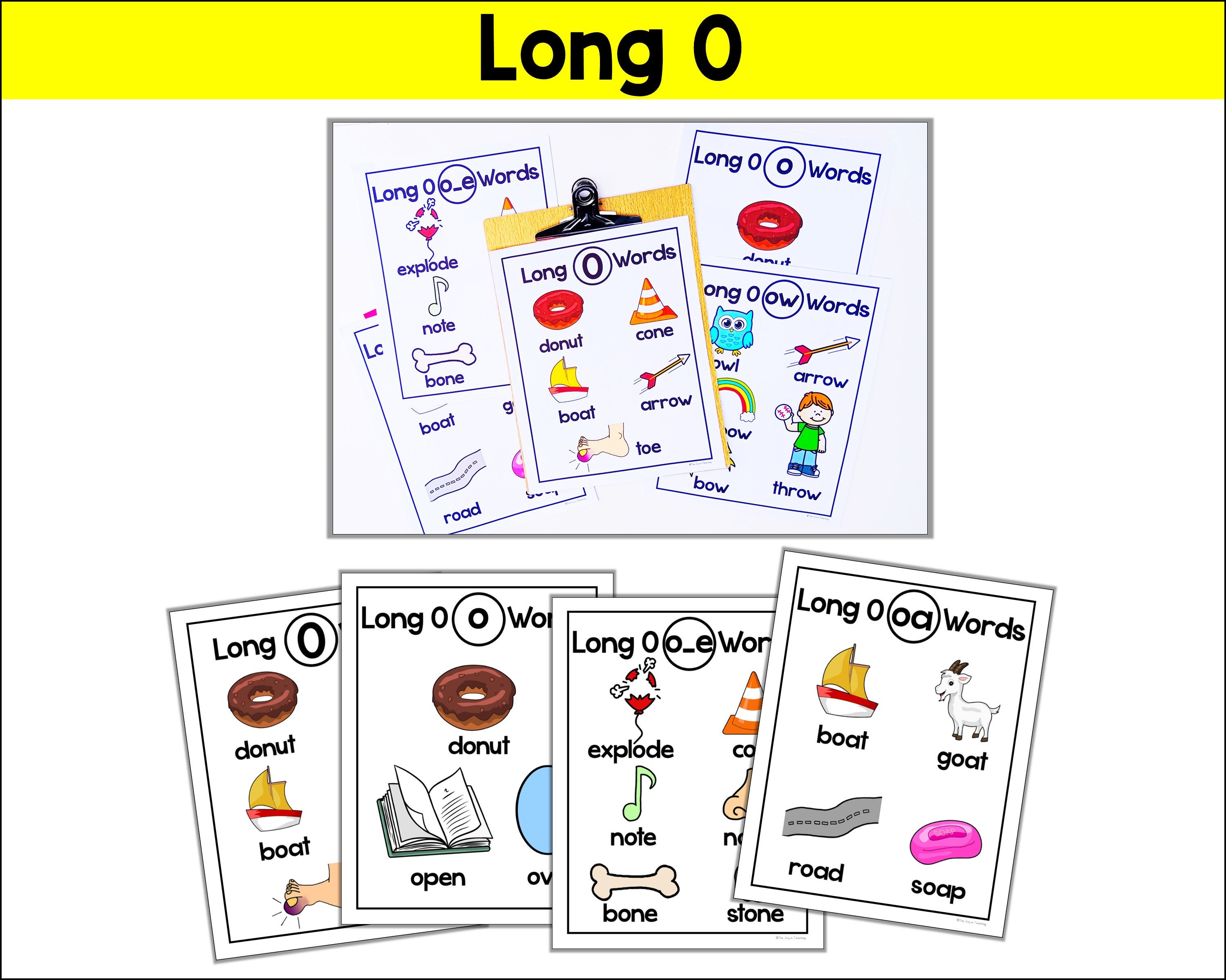 Long Vowel Posters - Etsy