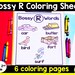 R-controlled Vowel Coloring Pages - Bossy R Coloring Pages - Etsy