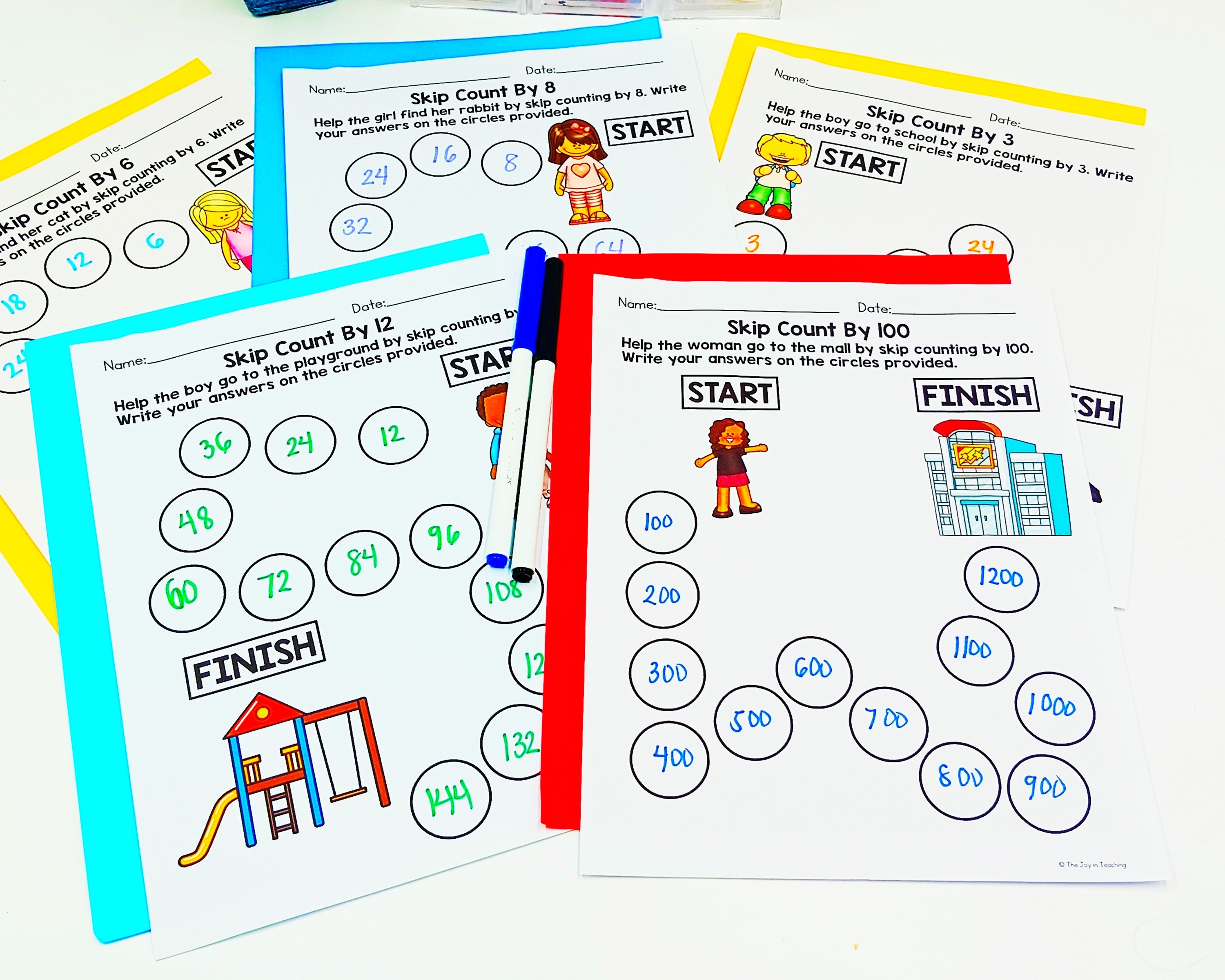 Skip Counting Maze Worksheet - Etsy