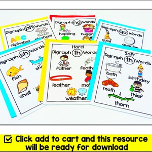 Digraph Posters - Etsy