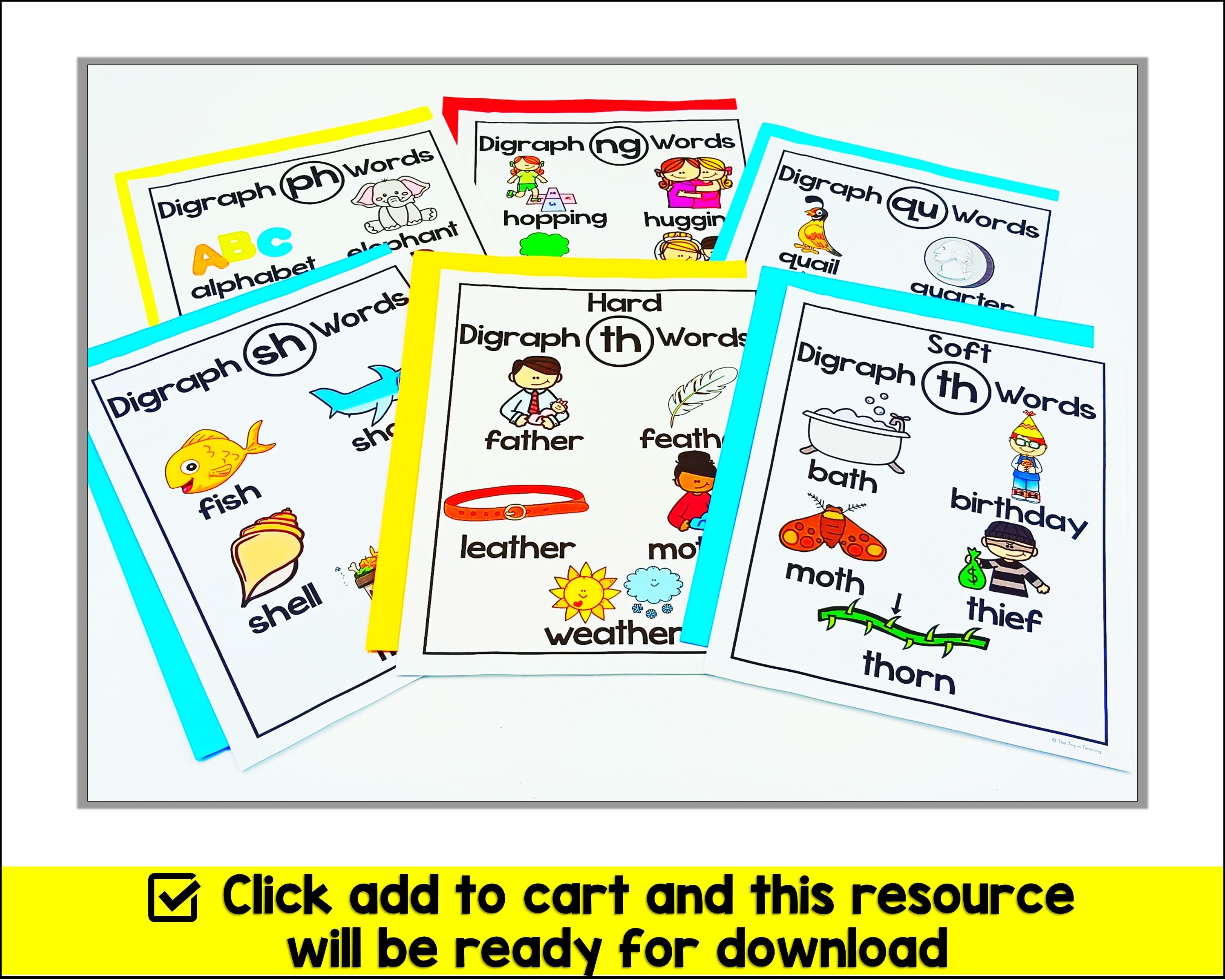 Digraph Posters - Etsy