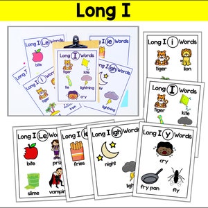 Long Vowel Posters - Etsy