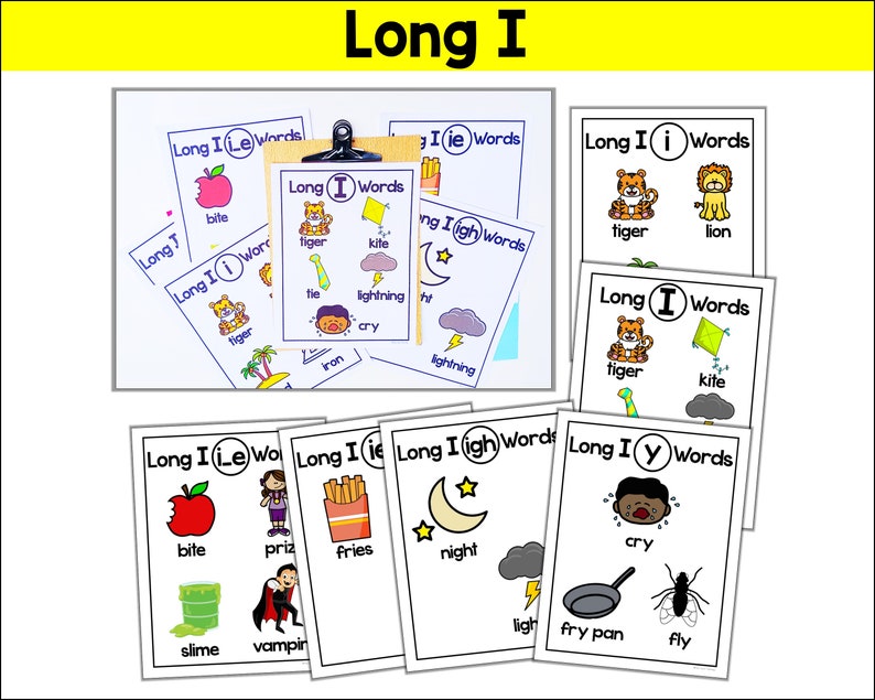 Long Vowel Posters - Etsy