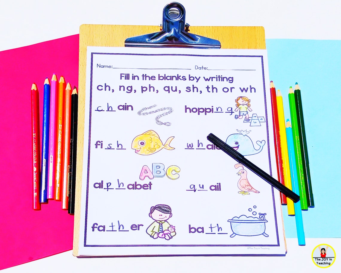 Phonics Assessment Worksheet - Etsy
