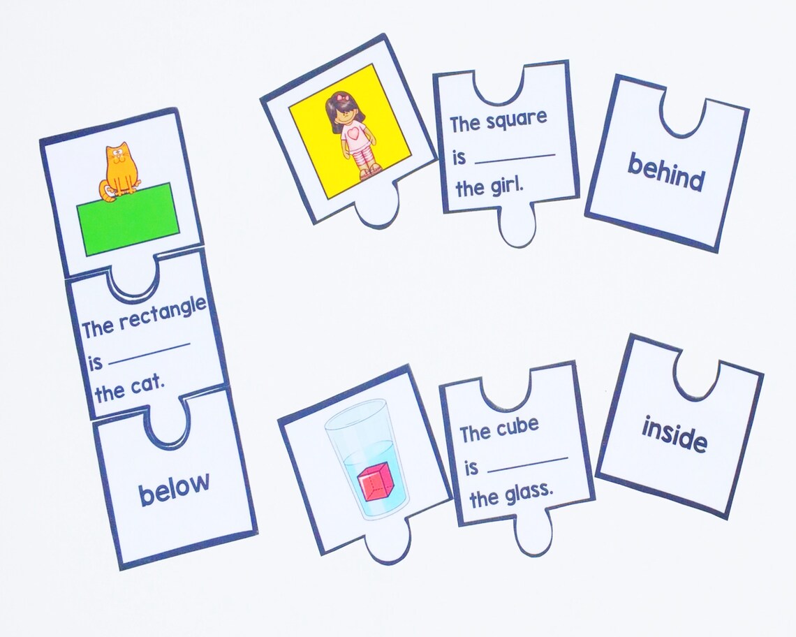 2D and 3D Shapes and Positions Task Cards - Etsy