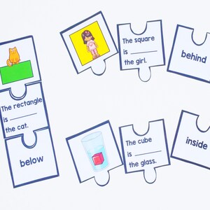 2D and 3D Shapes and Positions Task Cards - Etsy