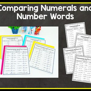 Comparing Numbers 0-20 Worksheet - Etsy