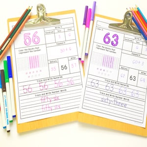 Number Sense Numbers 1-120 Worksheet - Etsy