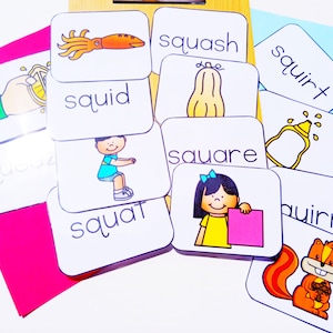 Trigraph Word and Picture Flashcards - Etsy