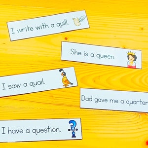 Digraph Sentence Flashcards - Etsy