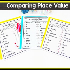 Place Value up to Billions - Etsy