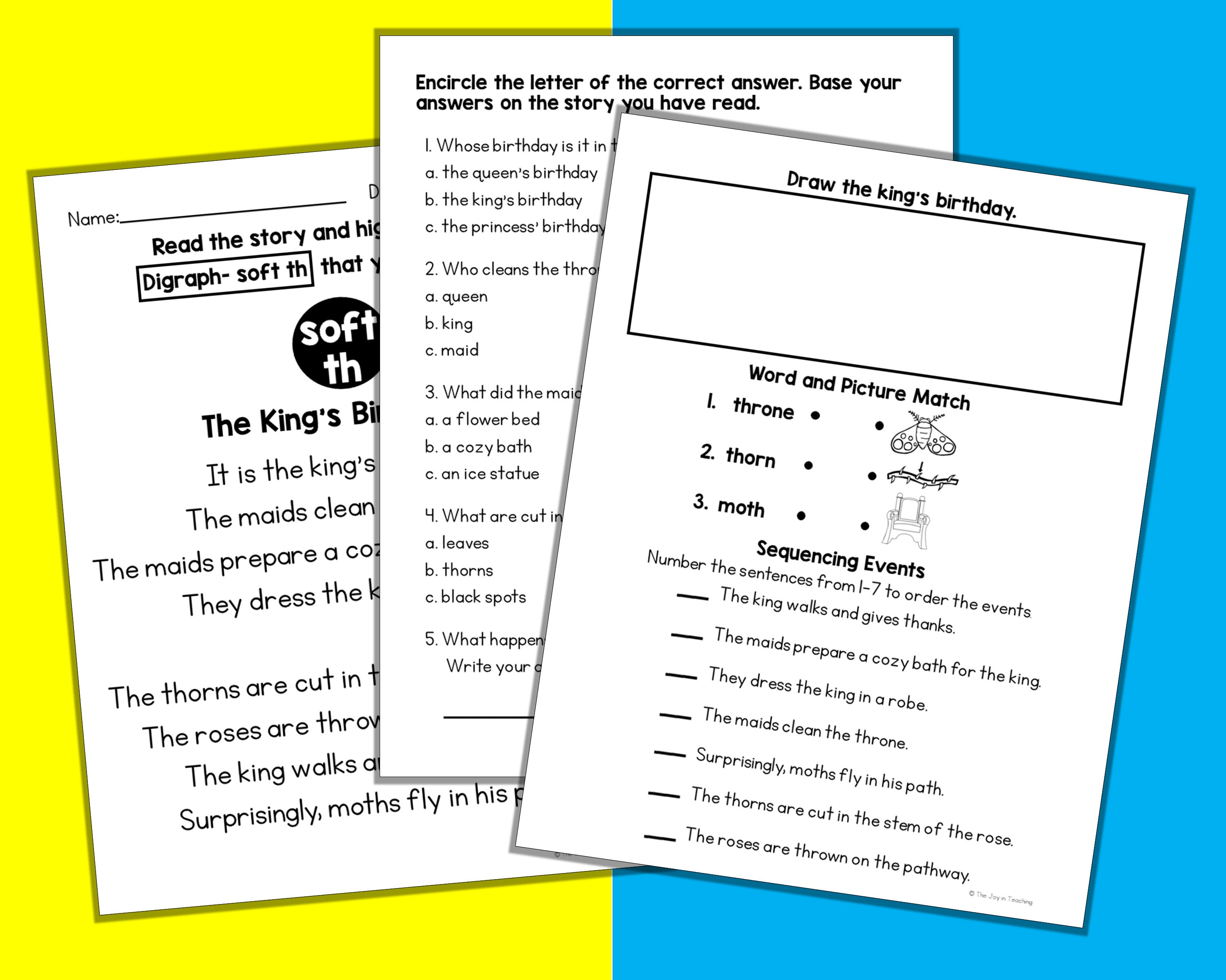 Digraph Reading Comprehension Passage - Etsy