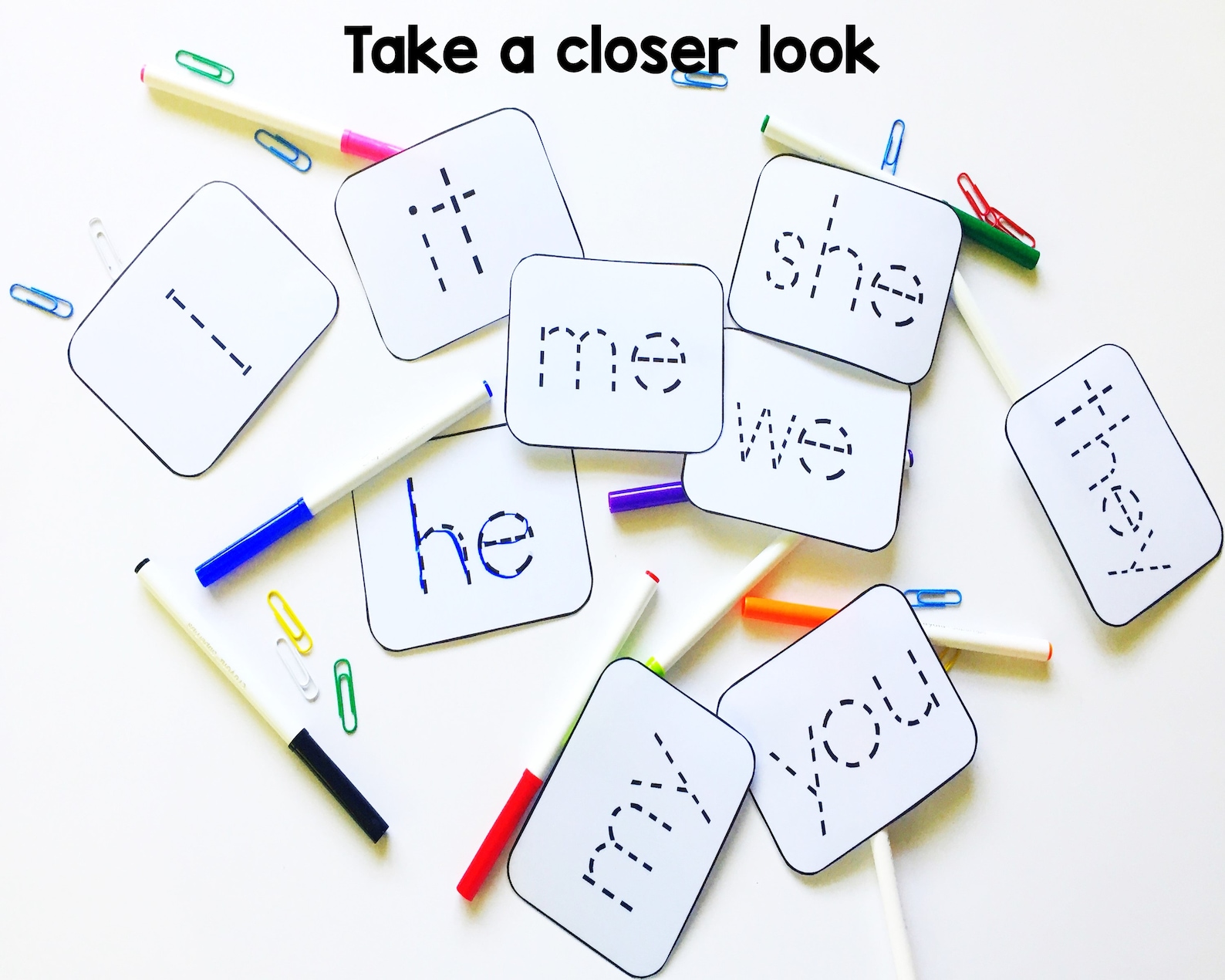 Tracing Sight Words Worksheet- Literacy Center Activity - Etsy