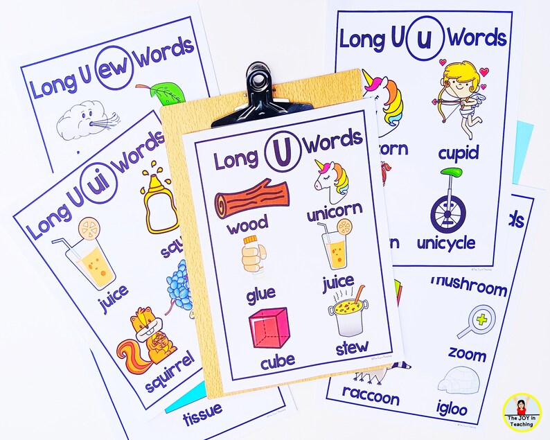 Long Vowel Posters - Etsy